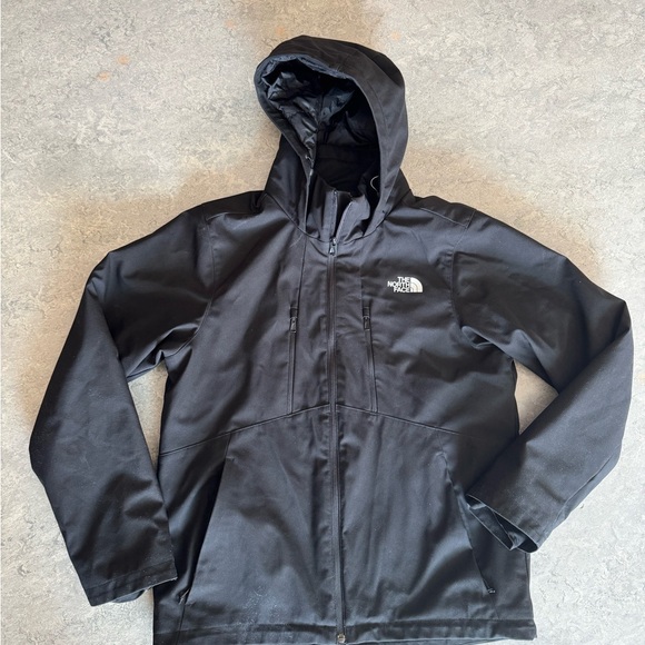 The North Face | Jackets & Coats | The North Face Black Raincoat ...